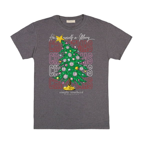 Simply Southern Christmas Tree Holiday T-Shirt - Walmart.com