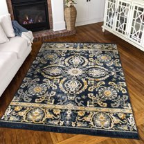 Simply Southern Cottage Jefferson Floral 9' X 12' Light Grey Area Rug ...