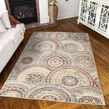 Simply Southern Cottage Franklin Floral 6' X 9' Multicolor Area Rug ...