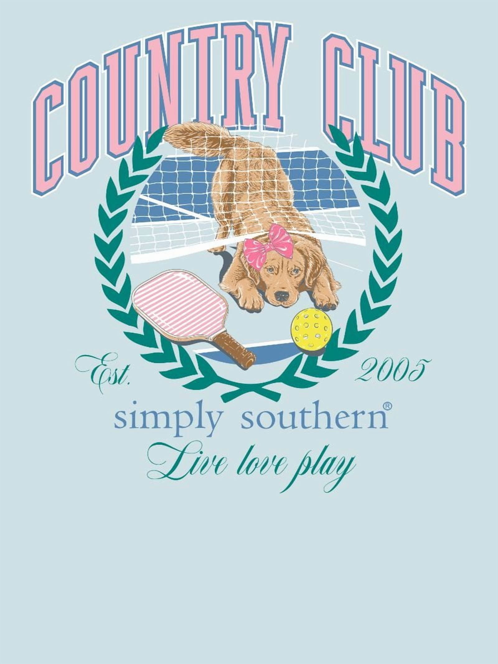Simply Southern Country Club Dog T-Shirt - Walmart.com