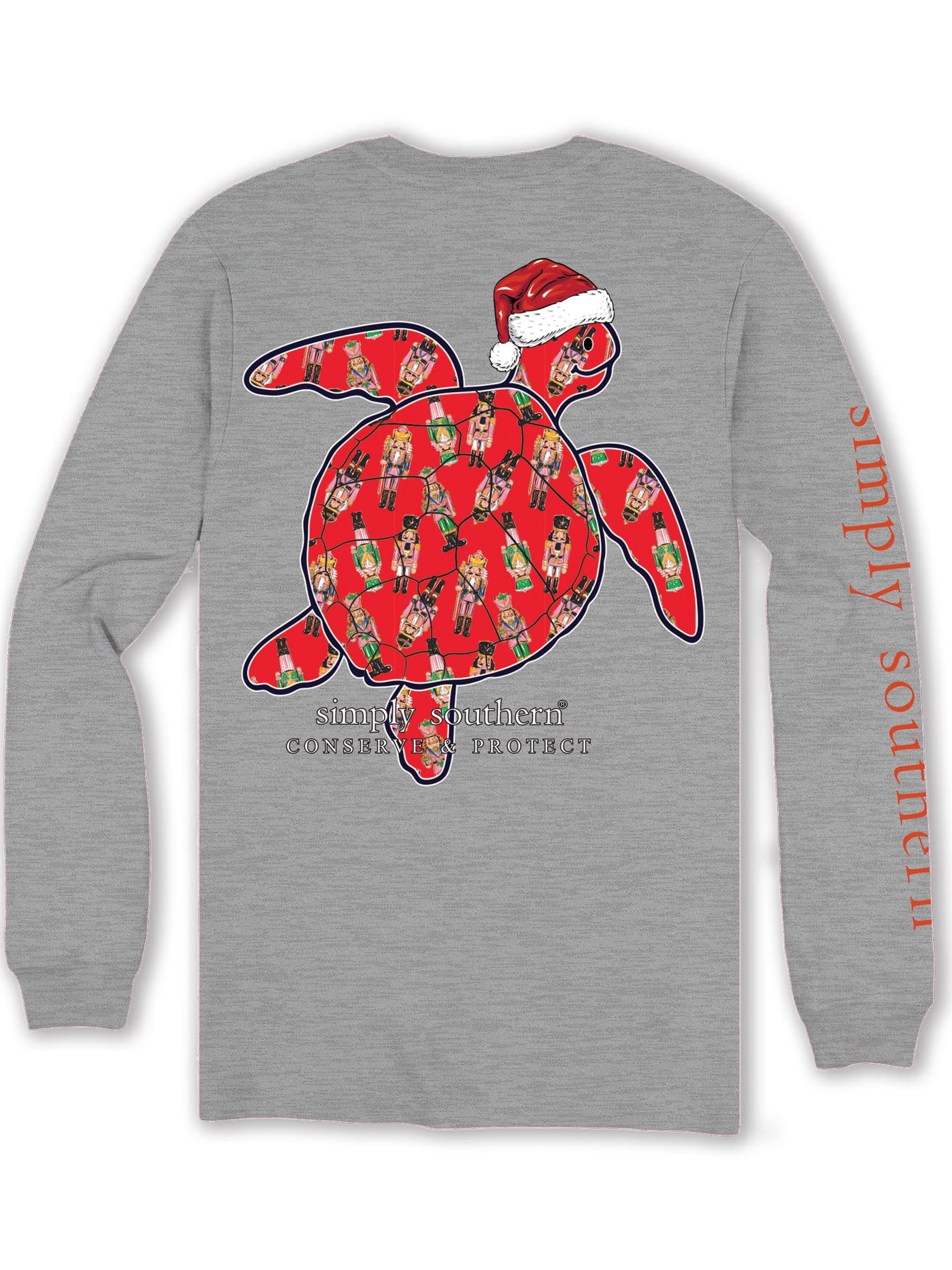 Simply Southern (LS-TRACKT7-NTCR-SPORTGRY-S) Simply Southern Sea Turtle ...
