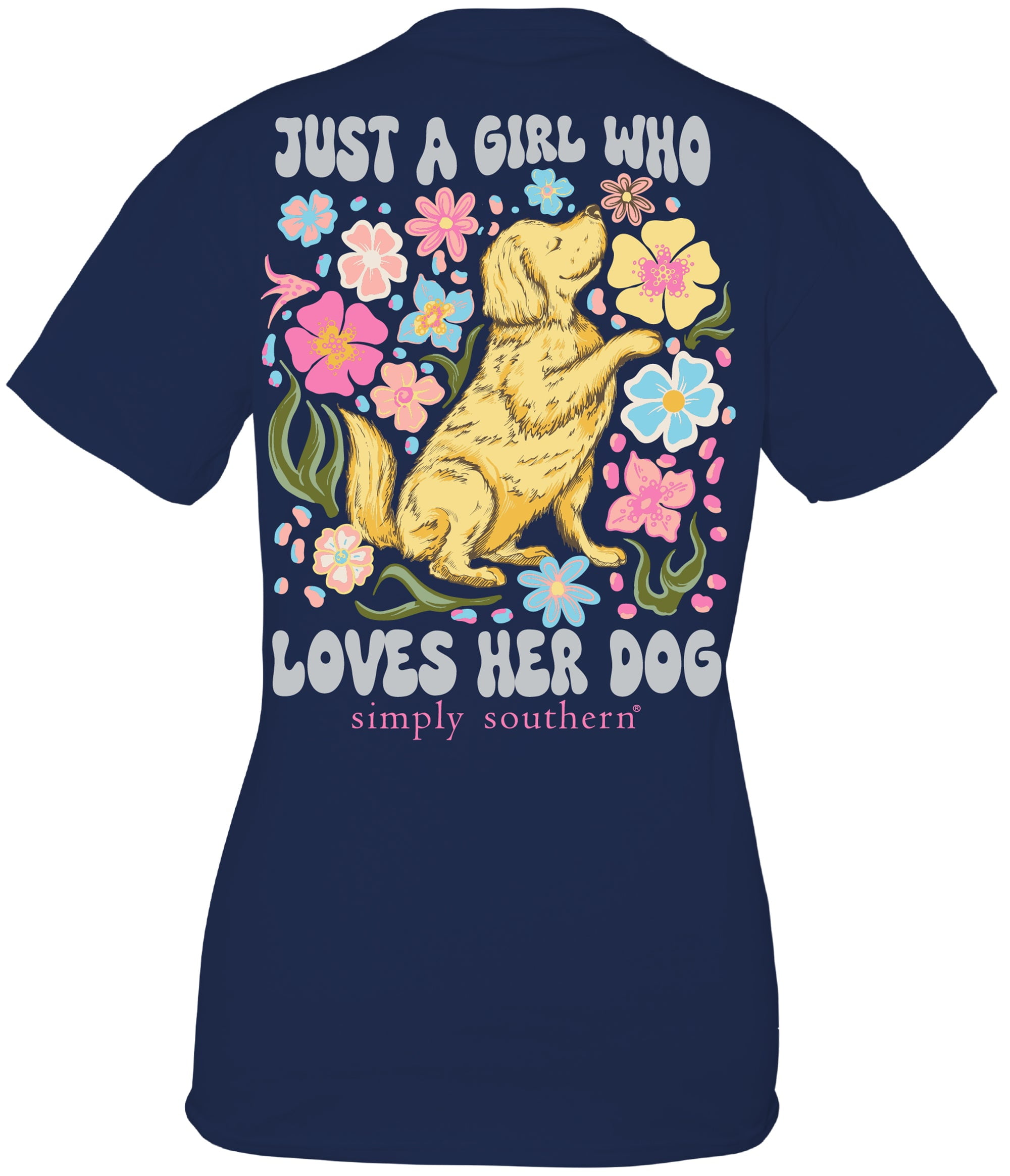 Simply Southern Loves Her Dog T-Shirt - Walmart.com