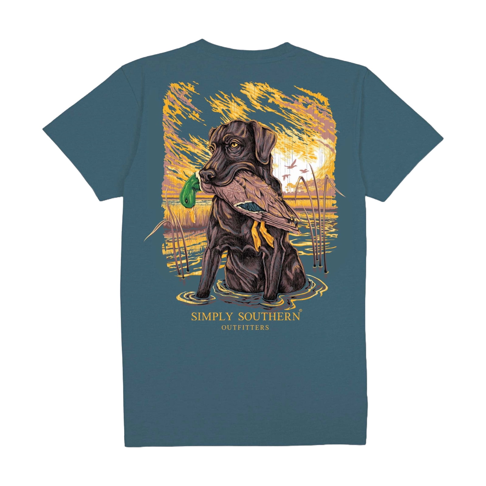 Simply Southern Men's Duck Dog Comet T-Shirt MN-SS-DUCKDOG-COMET - Walmart.com