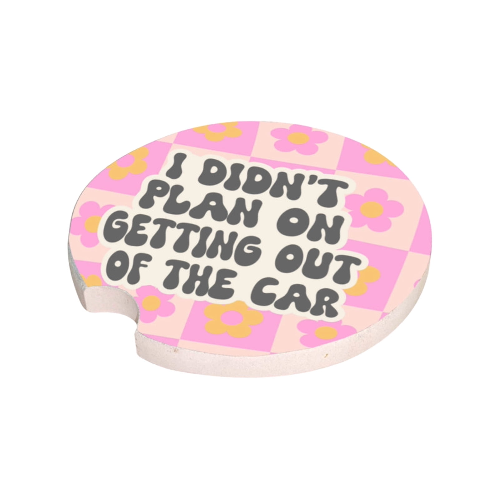 Simply Southern Pink Flower Car Coaster 0124-CC-CAR - Walmart.com