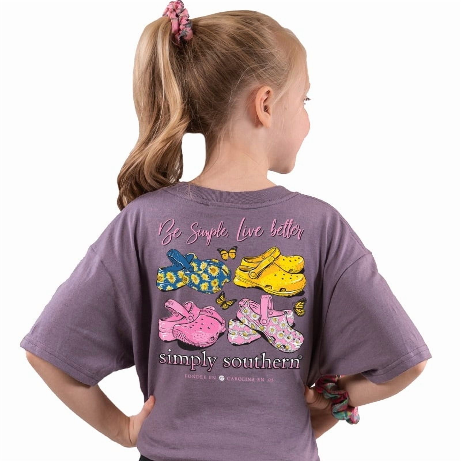 Simply Southern Preppy Be Simple Clogs T-Shirt - Walmart.com