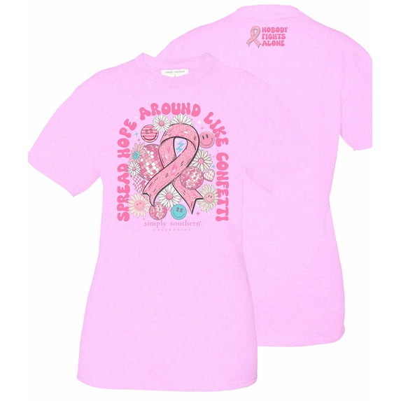 Simply Southern Spread Hope Cancer T-Shirt - Walmart.com