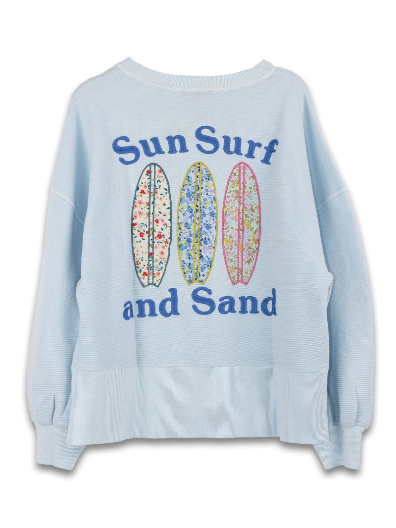 Simply Southern Surf Sand Summer Crew T-Shirt - Walmart.com
