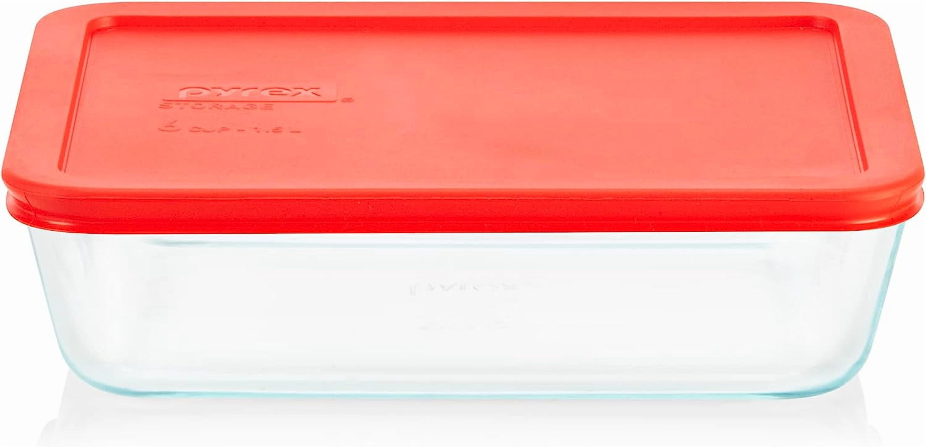 Simply Store Glass Food Storage Container, Snug Fit Non-Toxic Plastic ...