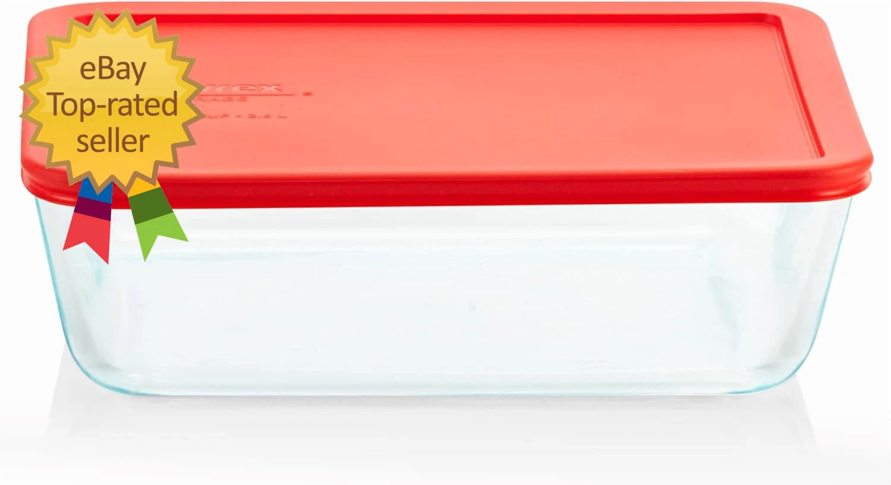 Simply Store Glass Food Storage Container Snug Fit Non-Toxic Plastic ...