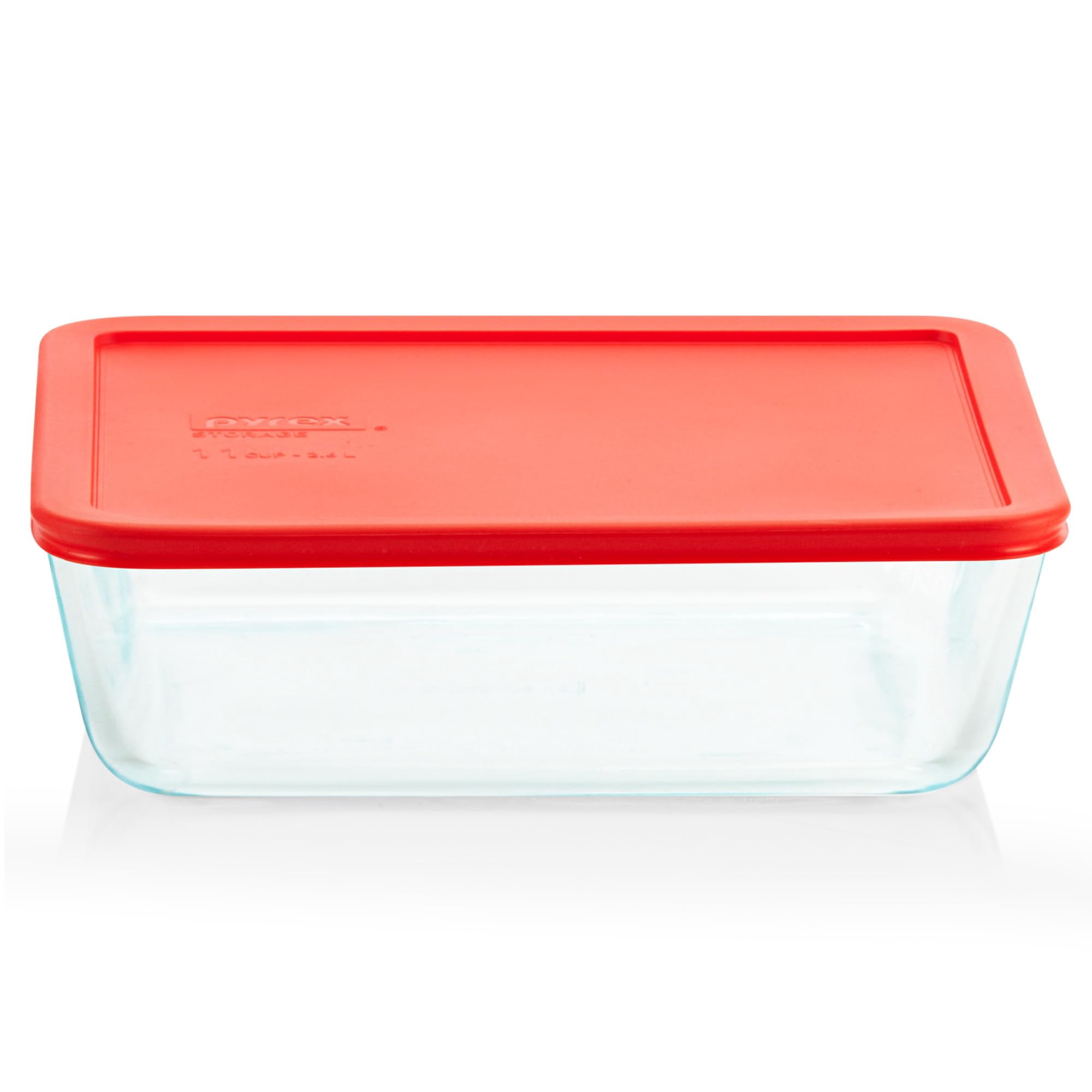 Simply Store Glass Food Storage Container Snug Fit Plastic Lids Freezer ...