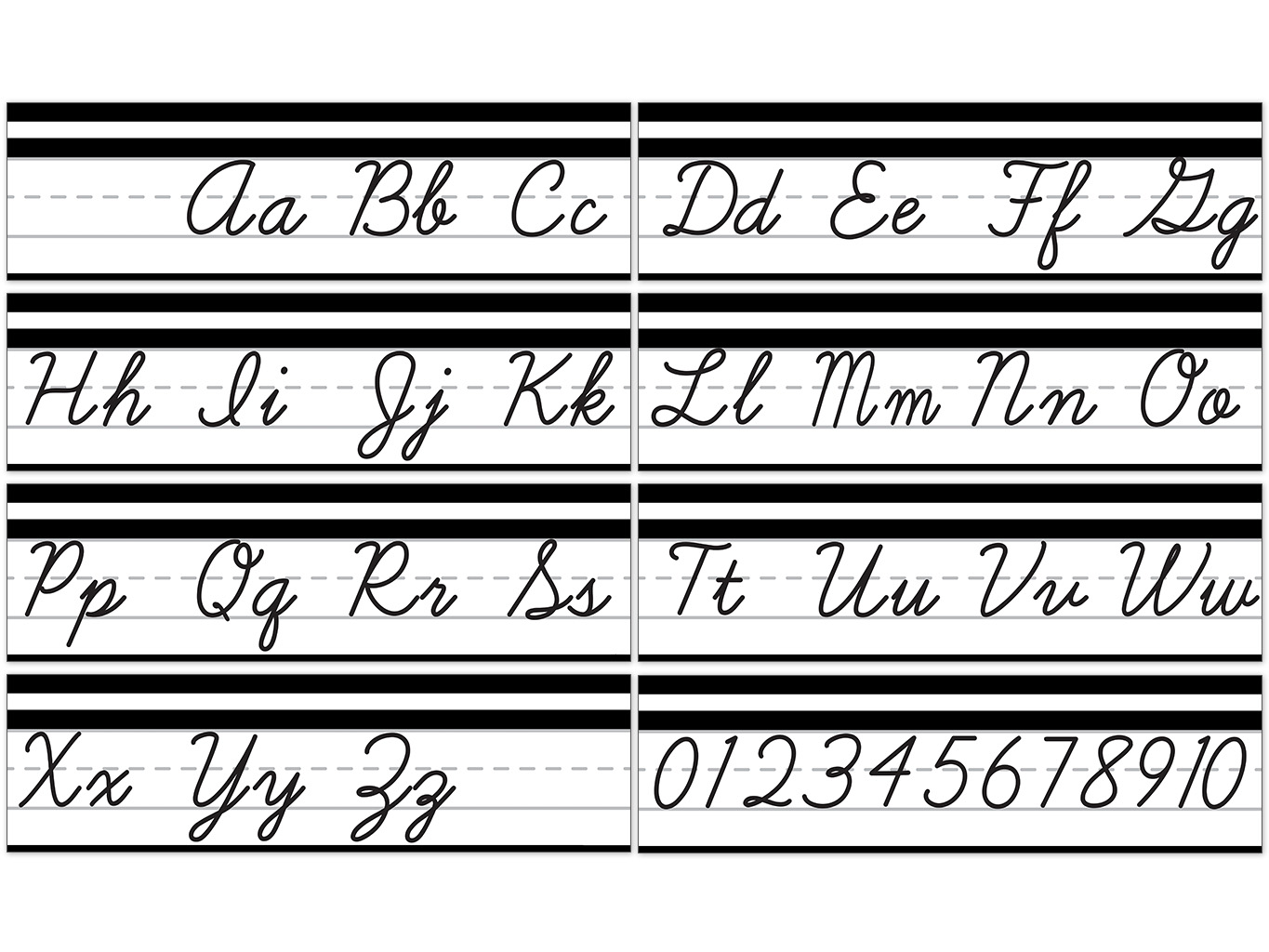 Simply Stylish Alphabet Line: Cursive Mini Bulletin Board Set ...