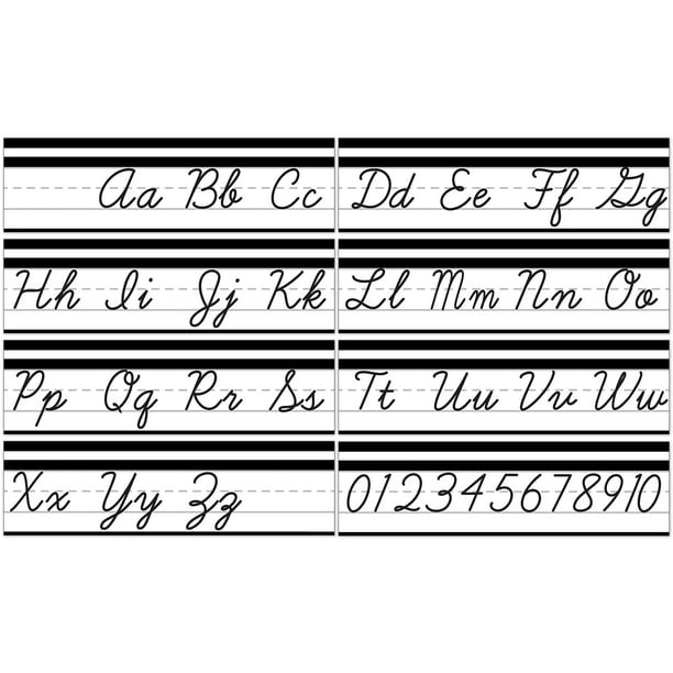 Simply Stylish Alphabet Line: Cursive Mini Bulletin Board Set ...