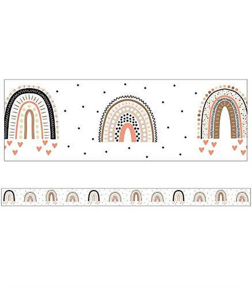 Simply Stylish Boho Rainbows .. Straight Bordersâ€”12-Piece Bulletin ...