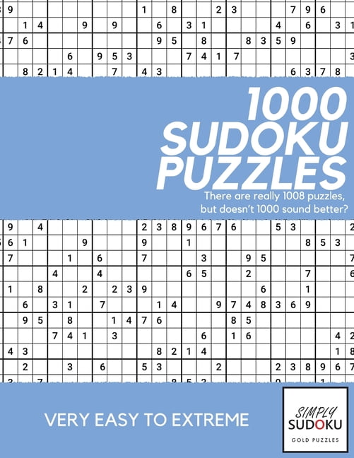 Simply Sudoku 1000 Sudoku Puzzles: Gold Puzzles presents over 1000 ...