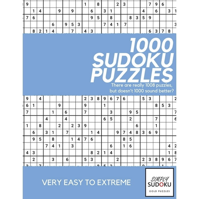 Simply Sudoku 1000 Sudoku Puzzles: Gold Puzzles presents over 1000 ...