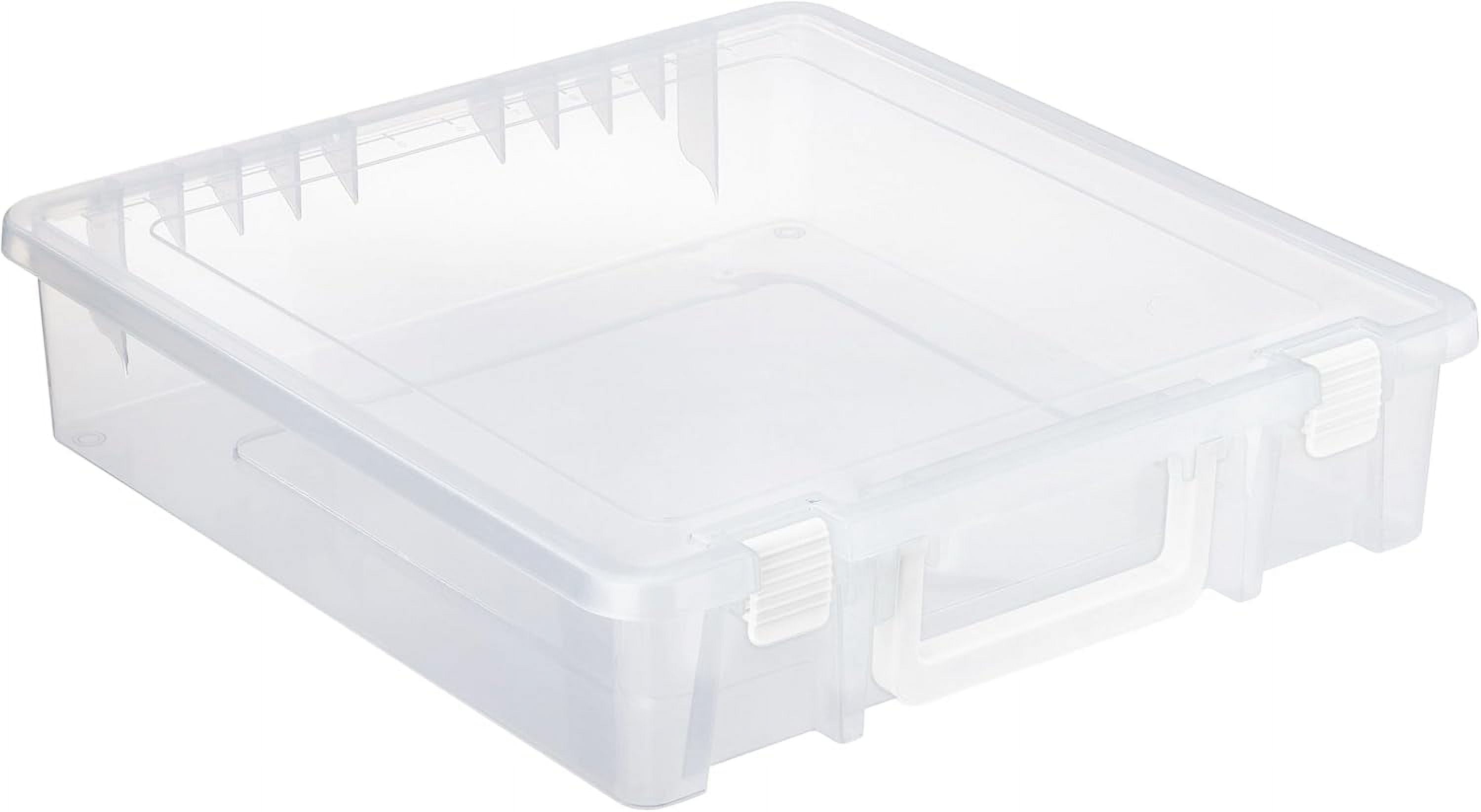 Simply Tidy 12? x 12? Plastic Scrapbook Storage Case Portable Case for ...