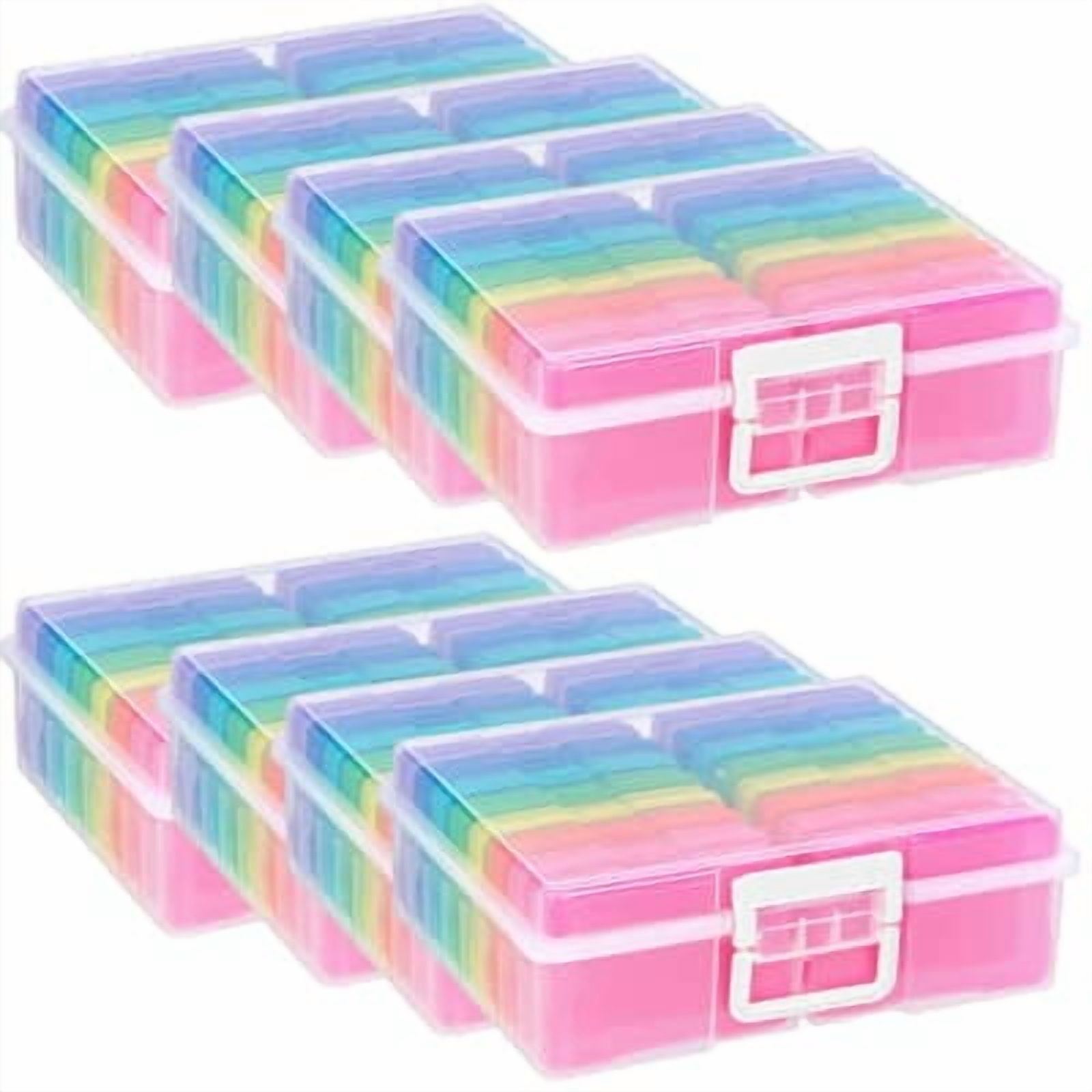 Simply Tidy Rainbow Plastic Photo & Craft Keeper Box - Acid Free ...