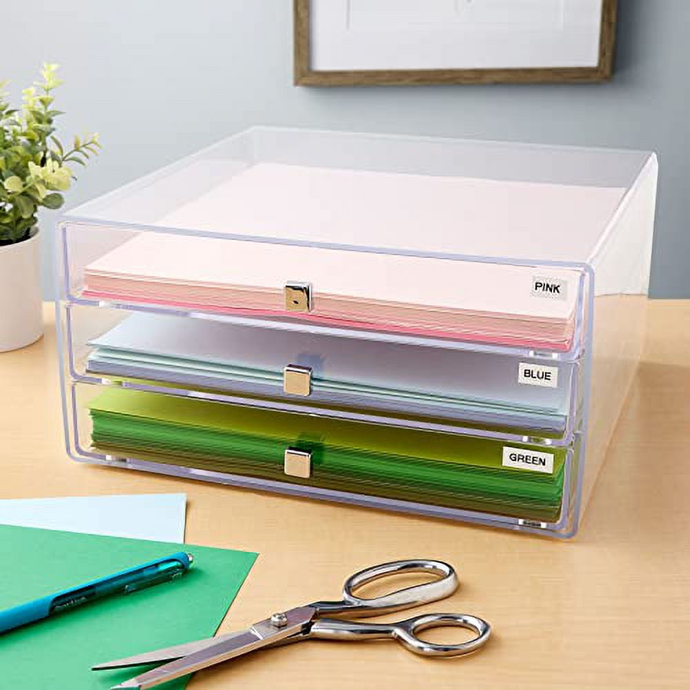 Simply Tidy Clear 3-Drawer Organizer - Walmart.com