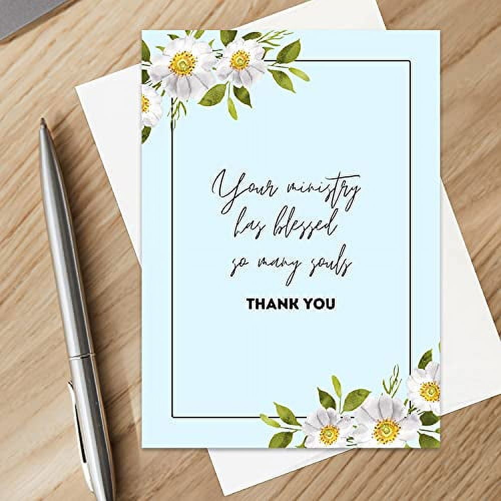 Simply Uncaged Christian Gifts Ministry Appreciation Card for Pastor ...