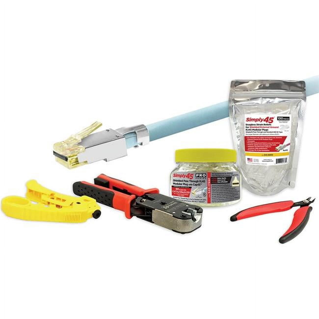 Simply45 Proseries Pass through 10G STP Starter Termination Kit ...