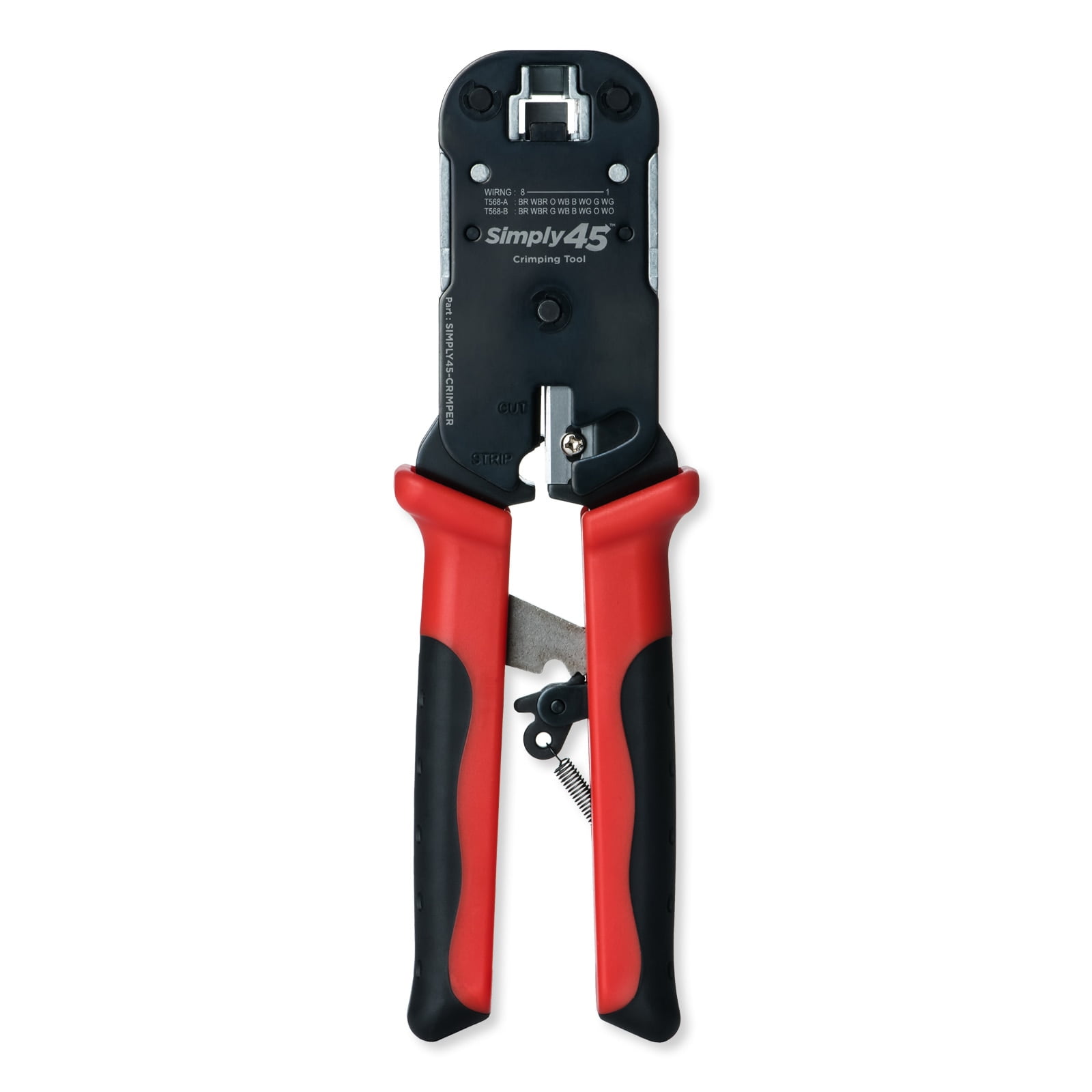 Simply45 S45-C100 RJ45 Crimp Tool for S45 UTP RJ45 Pass Through Plugs ...