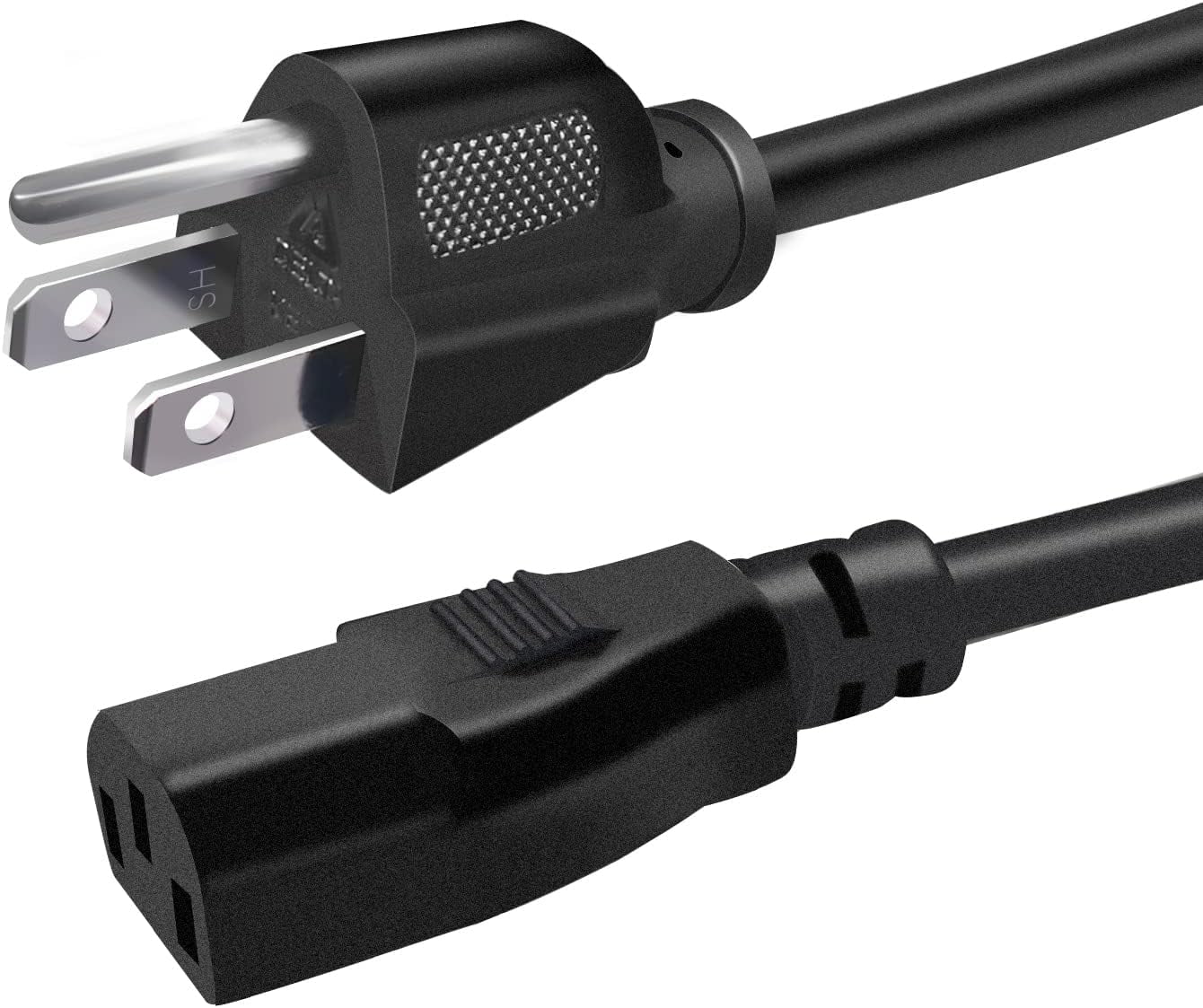 SimplyASP Tech 5' Standard US Computer Power Supply Cord - Walmart.com