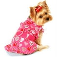 SimplyDog Valentine's Candy Heart Print Buckle Dress - Walmart.com