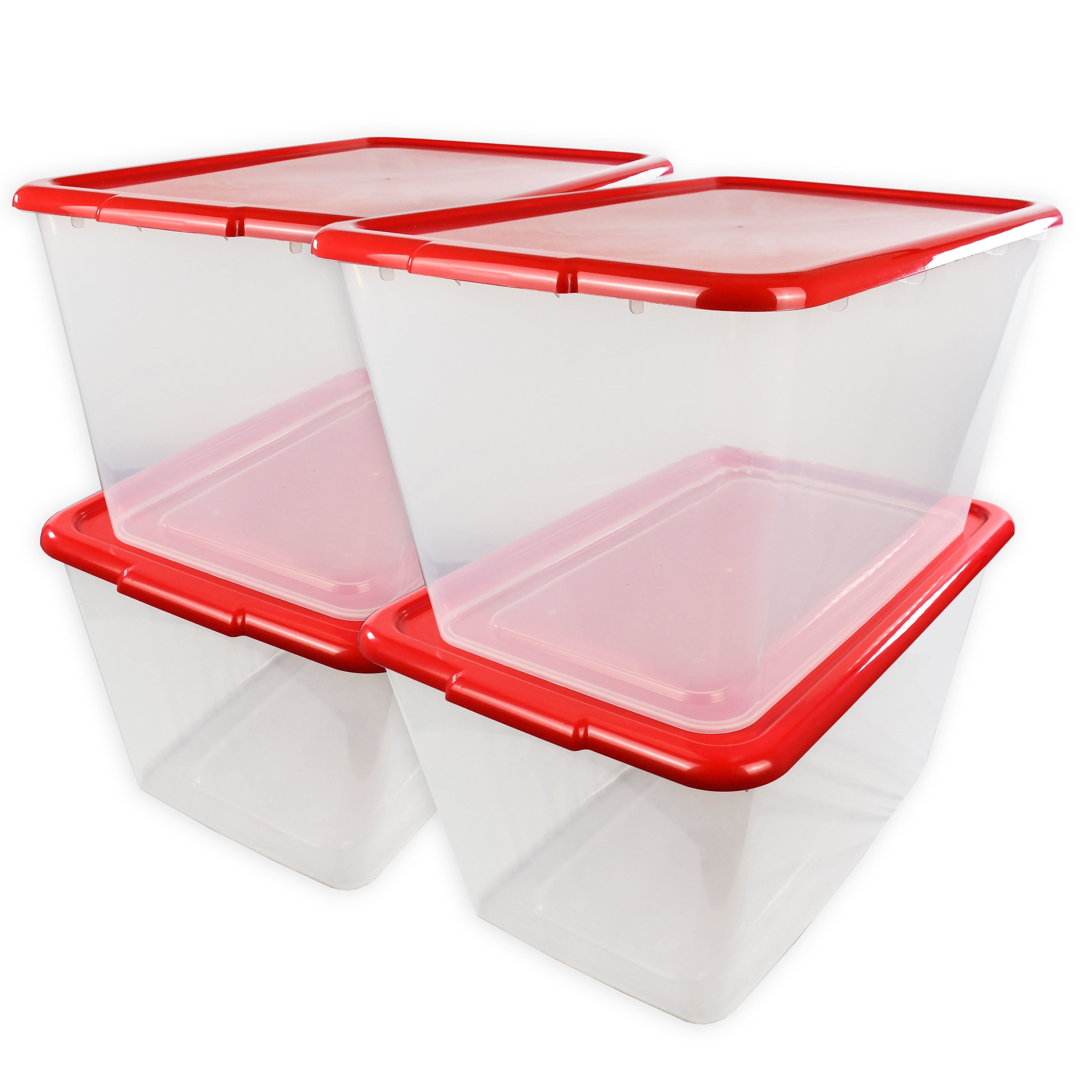 SimplyKleen 14.5-Gallon Reusable Stacking Plastic Storage Containers ...