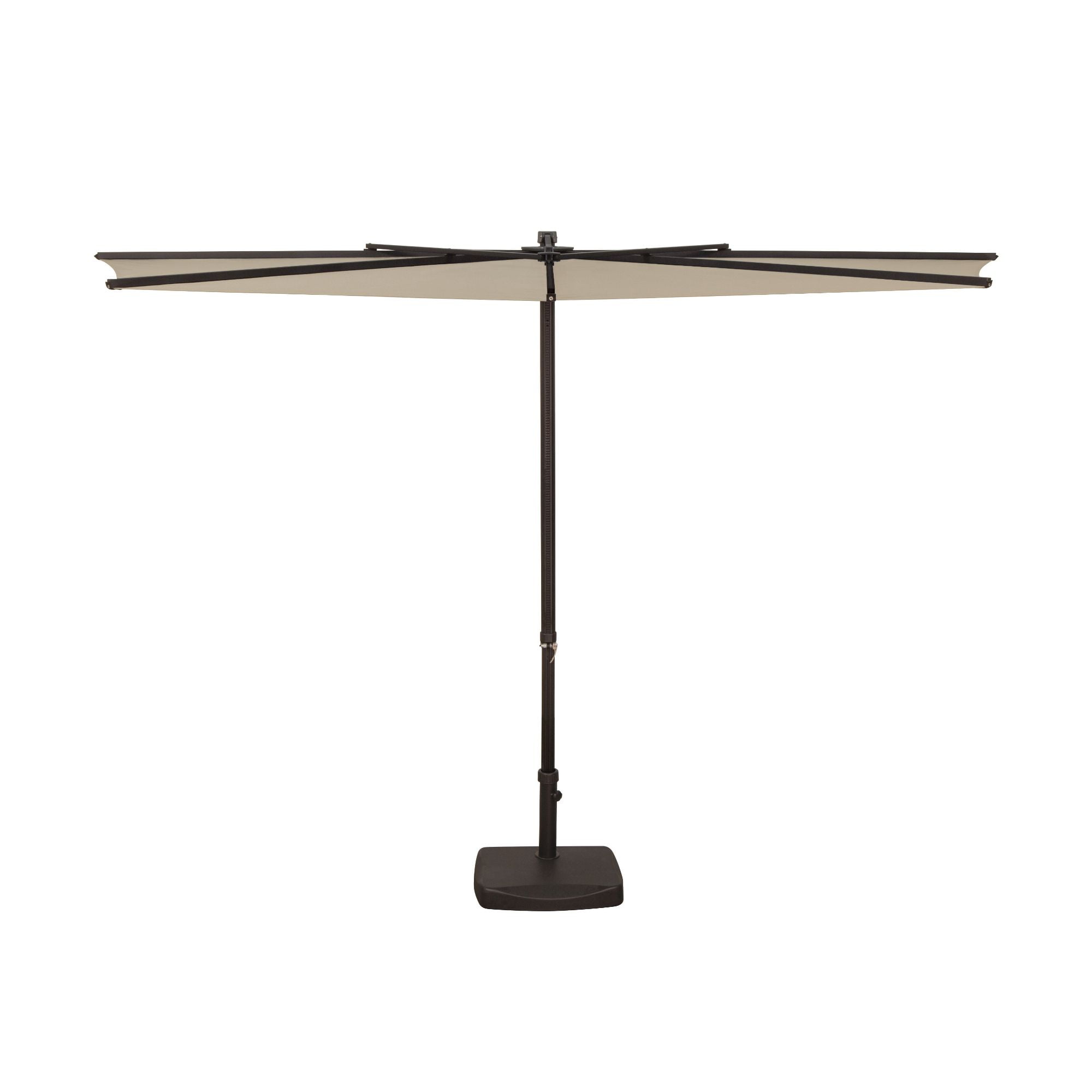 SimplyShade SSUA4599-P071 9 ft. Amelia Half Polyester Umbrella, P071 ...