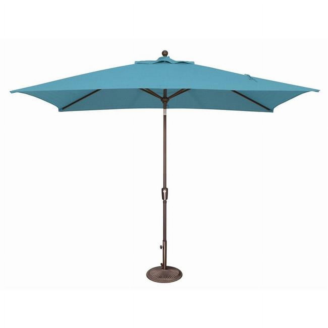 SimplyShade Catalina Rectangle Market Umbrella, 6x10 ft Outdoor Patio ...