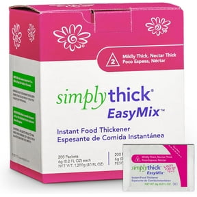 SimplyThick Easy Mix Instant Food & Beverage Thickener, Nectar ...