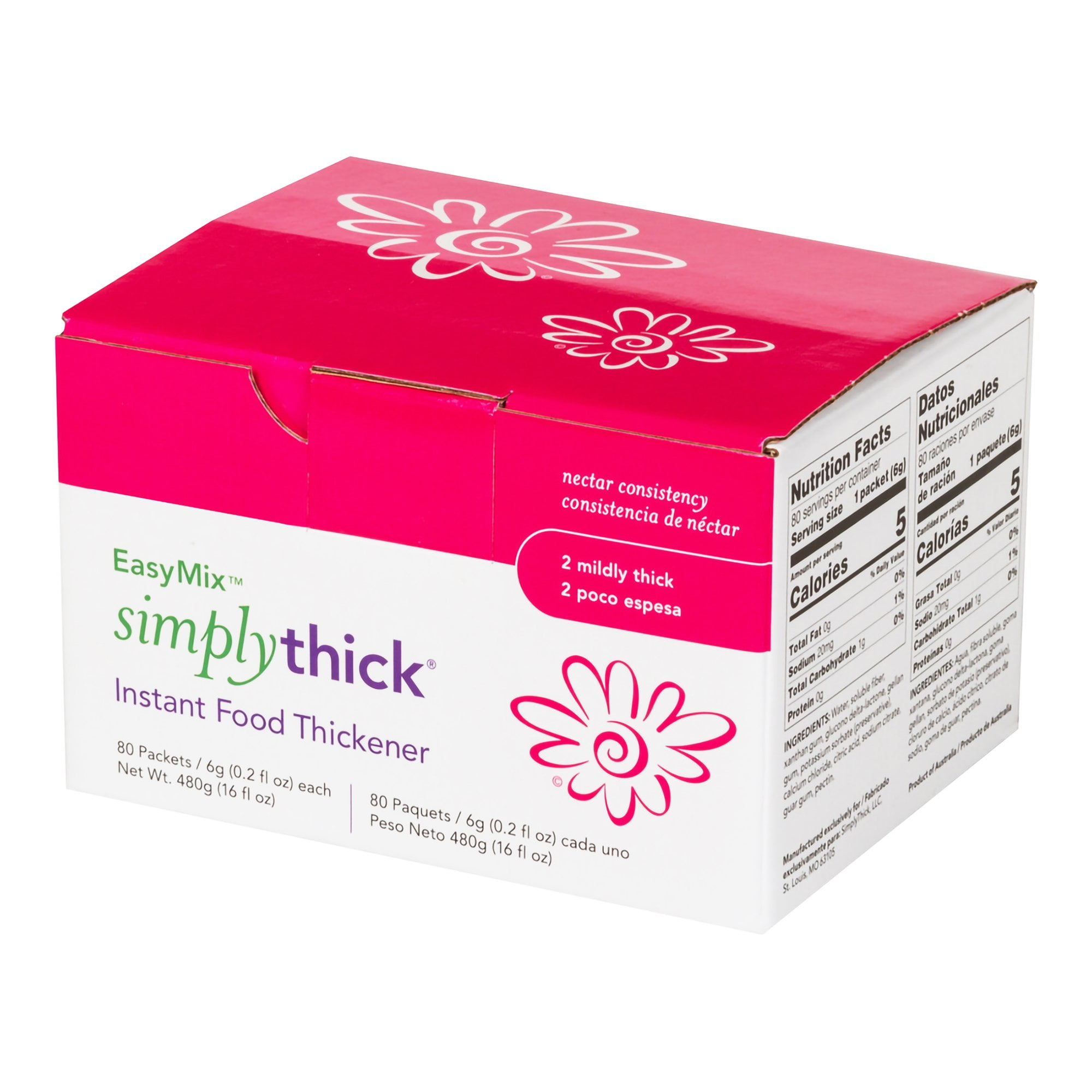 SimplyThick? Easy Mix? Nectar Consistency Food and Beverage Thickener ...