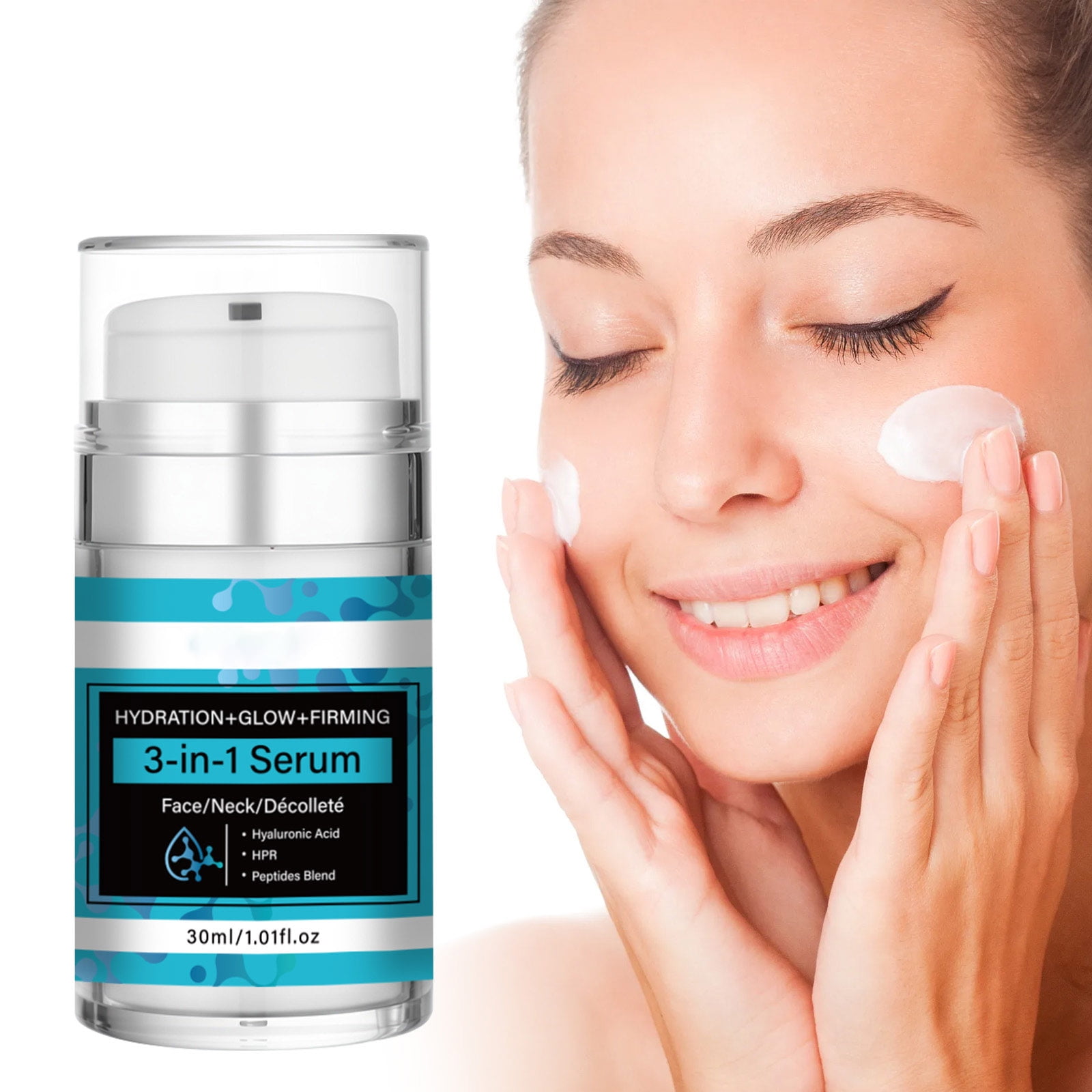 SimplyVital Moisturizer for Neck & Décolleté, With Collagen, Retinol, Peptides & Hyaluronic Acid ...