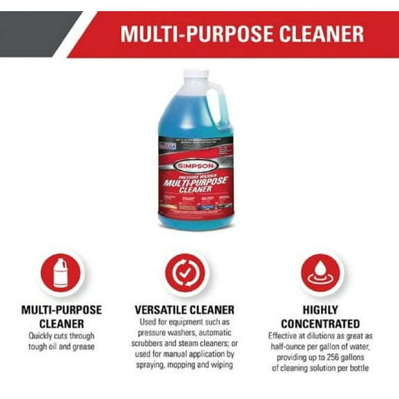 Simpson 88289 Pressure Washer Multi-Purpose Cleaner - 1 gallon ...