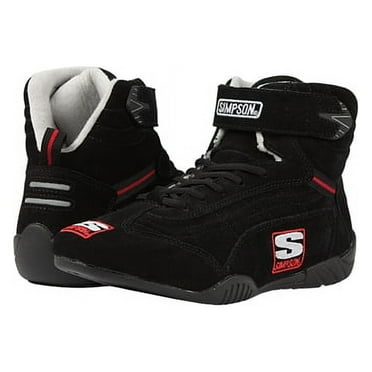 Simpson SP105BK Stealth Racing Shoe, SFI 3.3/5 Black 10.5 - Walmart.com