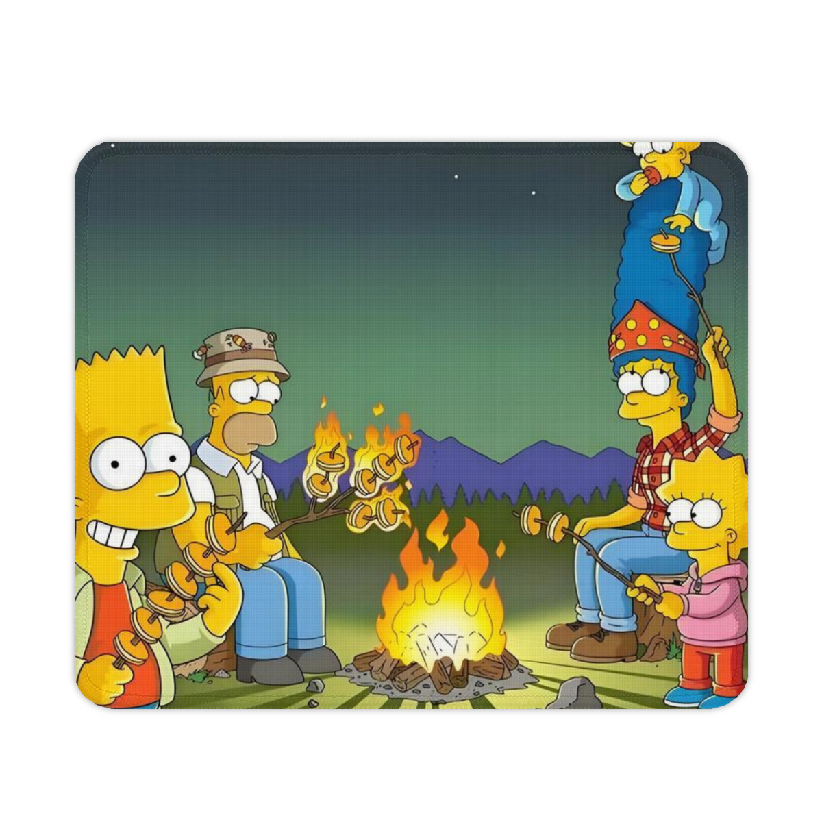 Simpson Animation characters locking mouse pad Office mouse pad ...