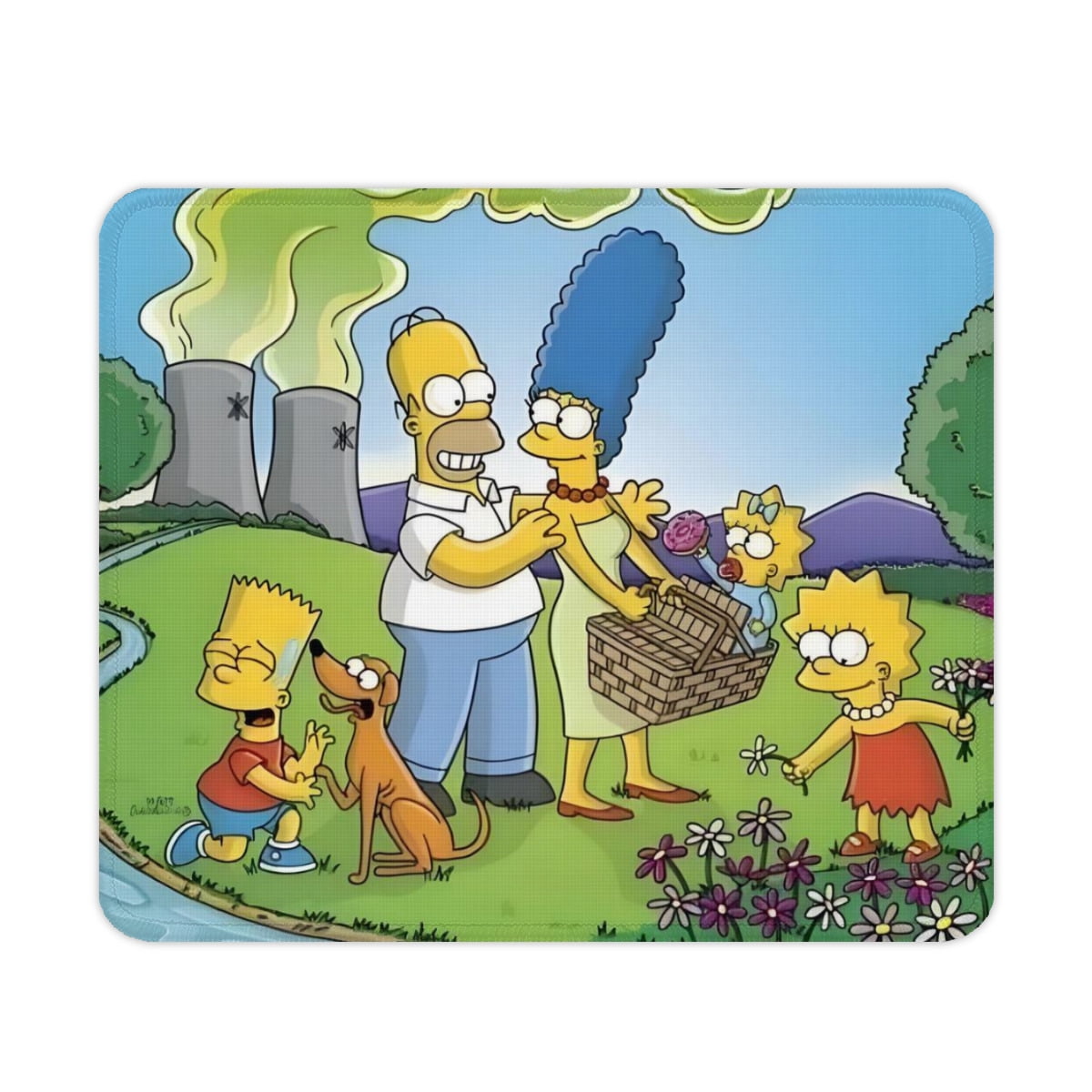 Simpson Animation characters locking mouse pad Office mouse pad ...