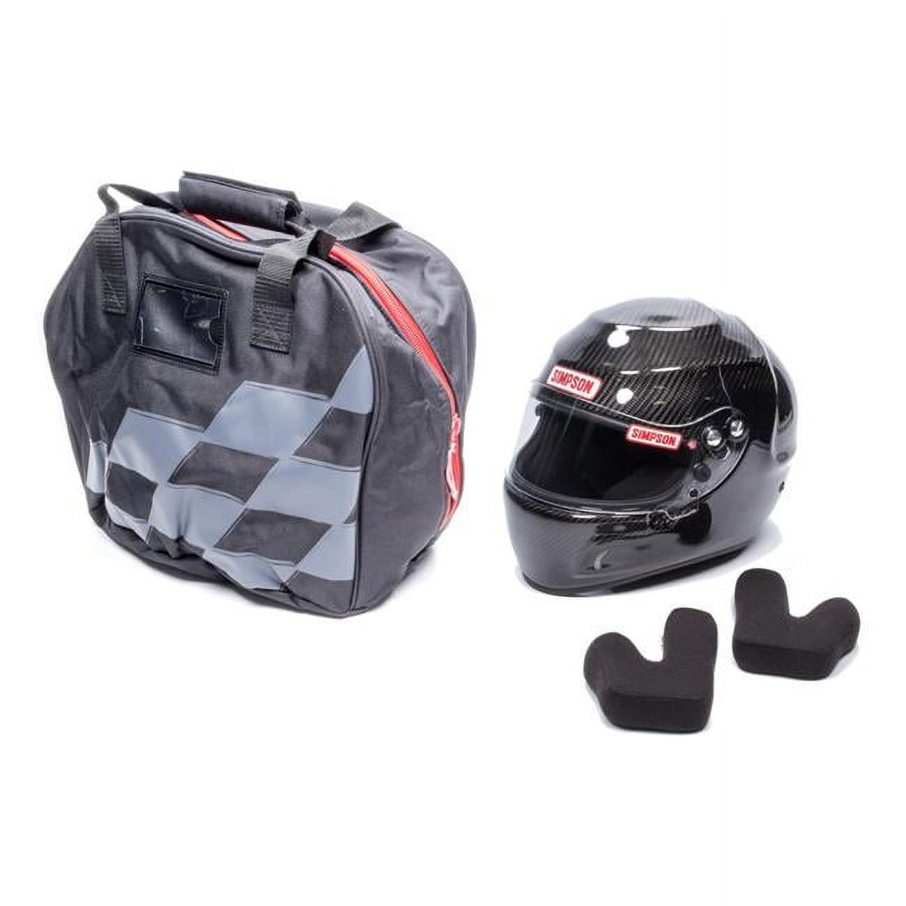 Simpson Carbon Fiber Devil Ray 683002C Snell SA2015 Auto Racing Helmet ...