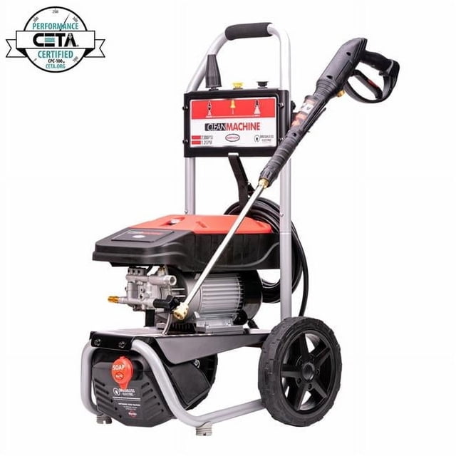 Simpson Clean Machine 2300 PSI at 1.2 GPM Cold Residential Electric ...