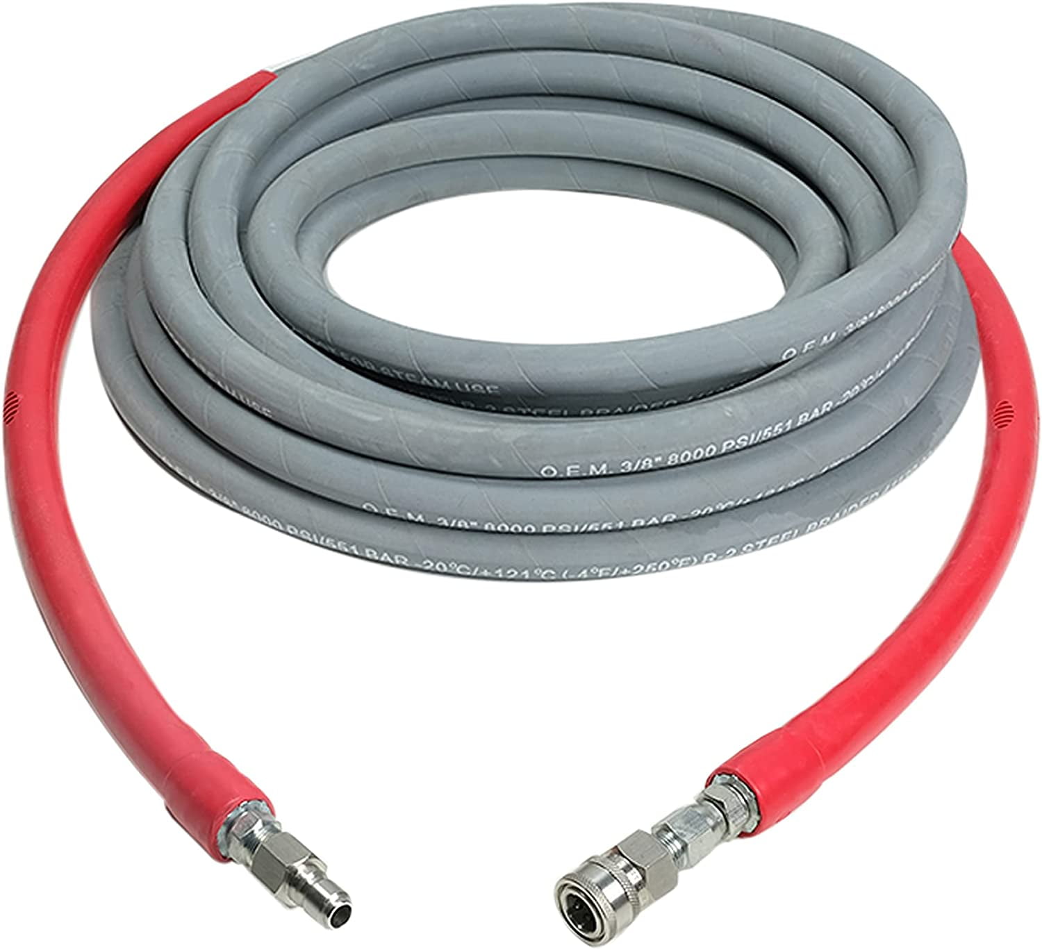 Simpson Cleaning Wrapped Rubber PSI Pressure Washer Hose, Hot and Cold ...