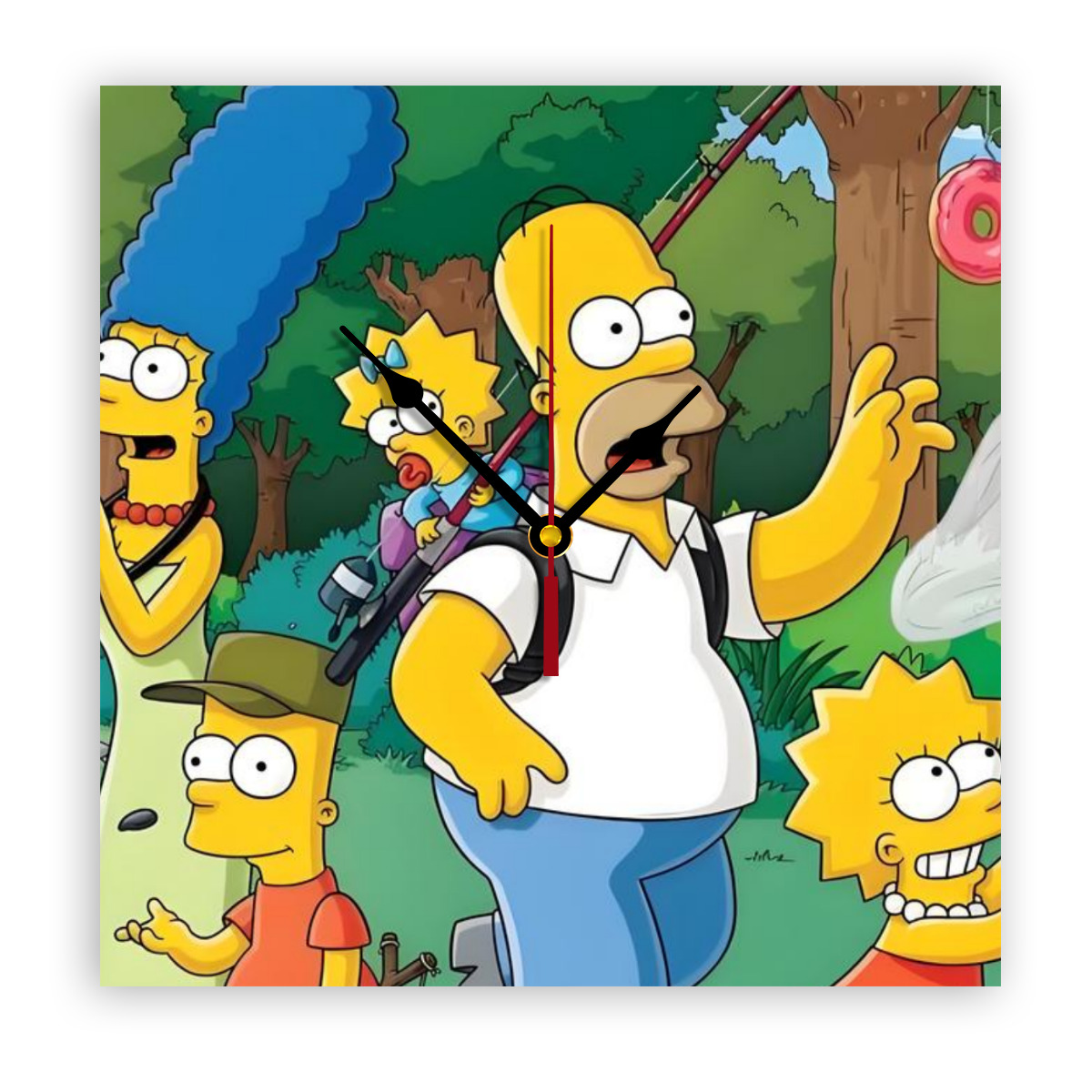 Simpson Dragon Clock and picture, using environmentally friendly ...