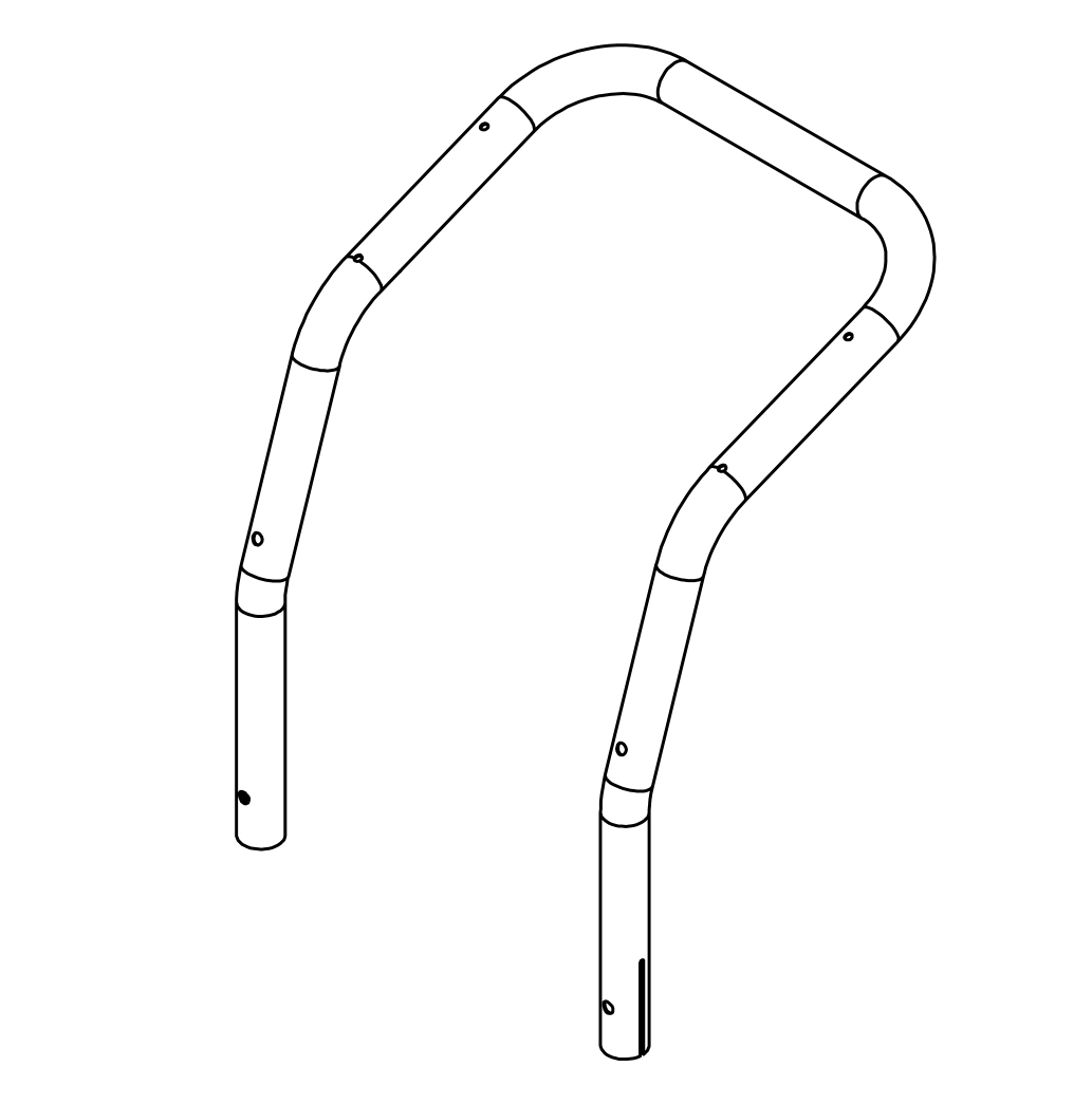 Simpson Genuine OEM Handle for DXPW61156 Pressure Washer - 7110014 ...