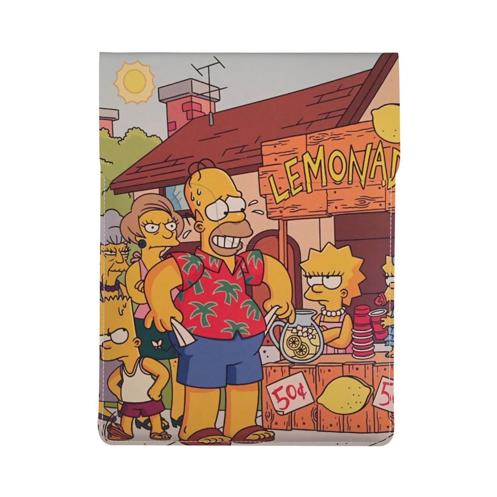 Simpson Leather Laptop Sleeve Computer Case Notebook Cover -13-Inch ...