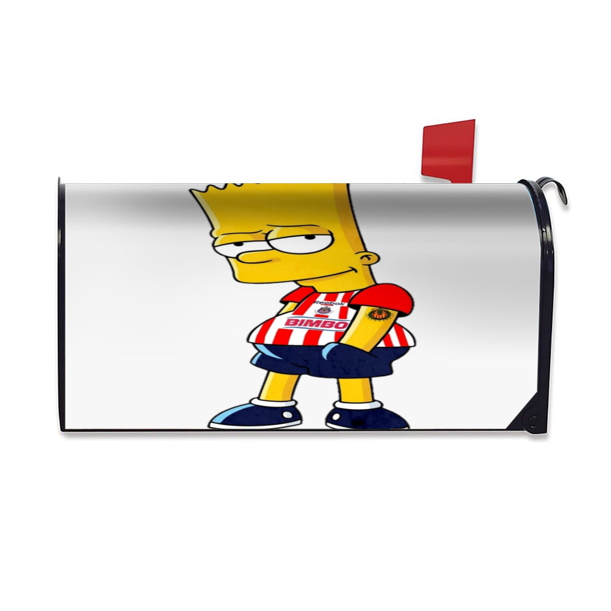 Simpson Personalized mailbox cover both sides customized, post box ...