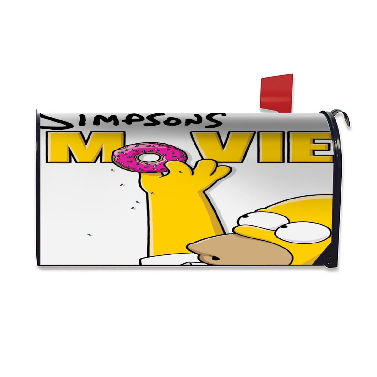 Simpson Personalized mailbox cover both sides customized, post box ...