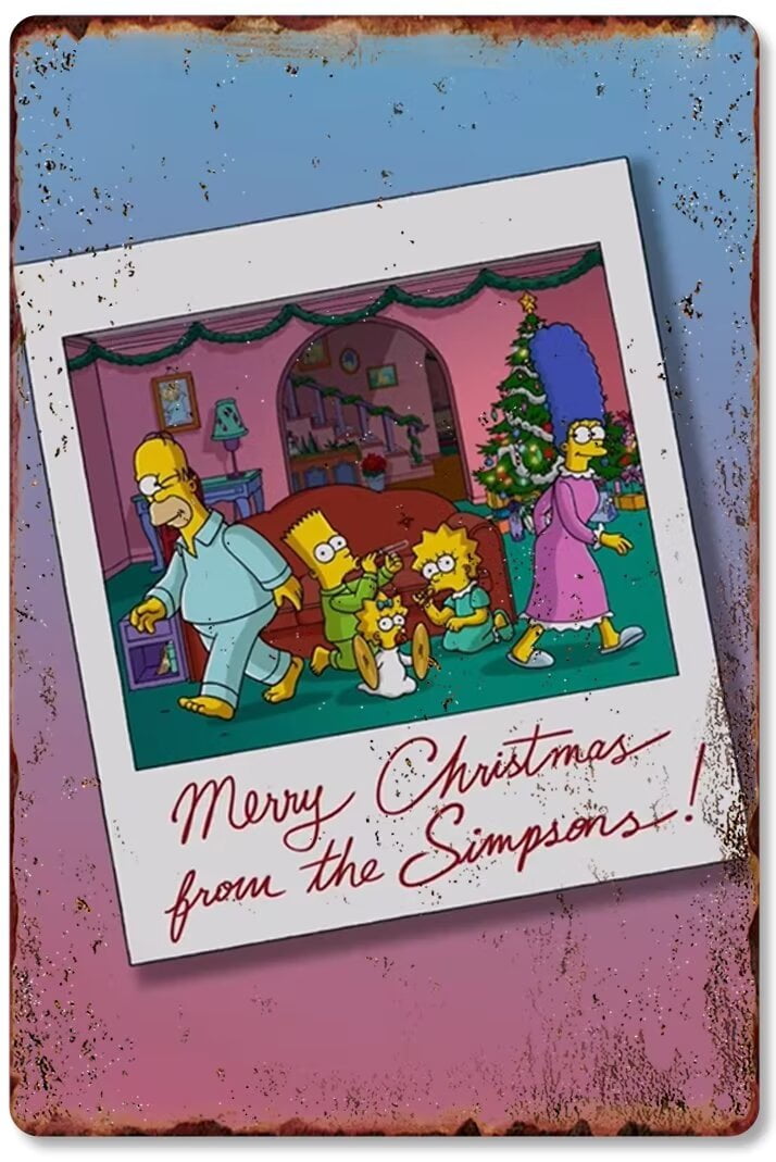 Simpson Poster Metal Sign The Simpsons King Tin Signs Wall Decor Gift ...