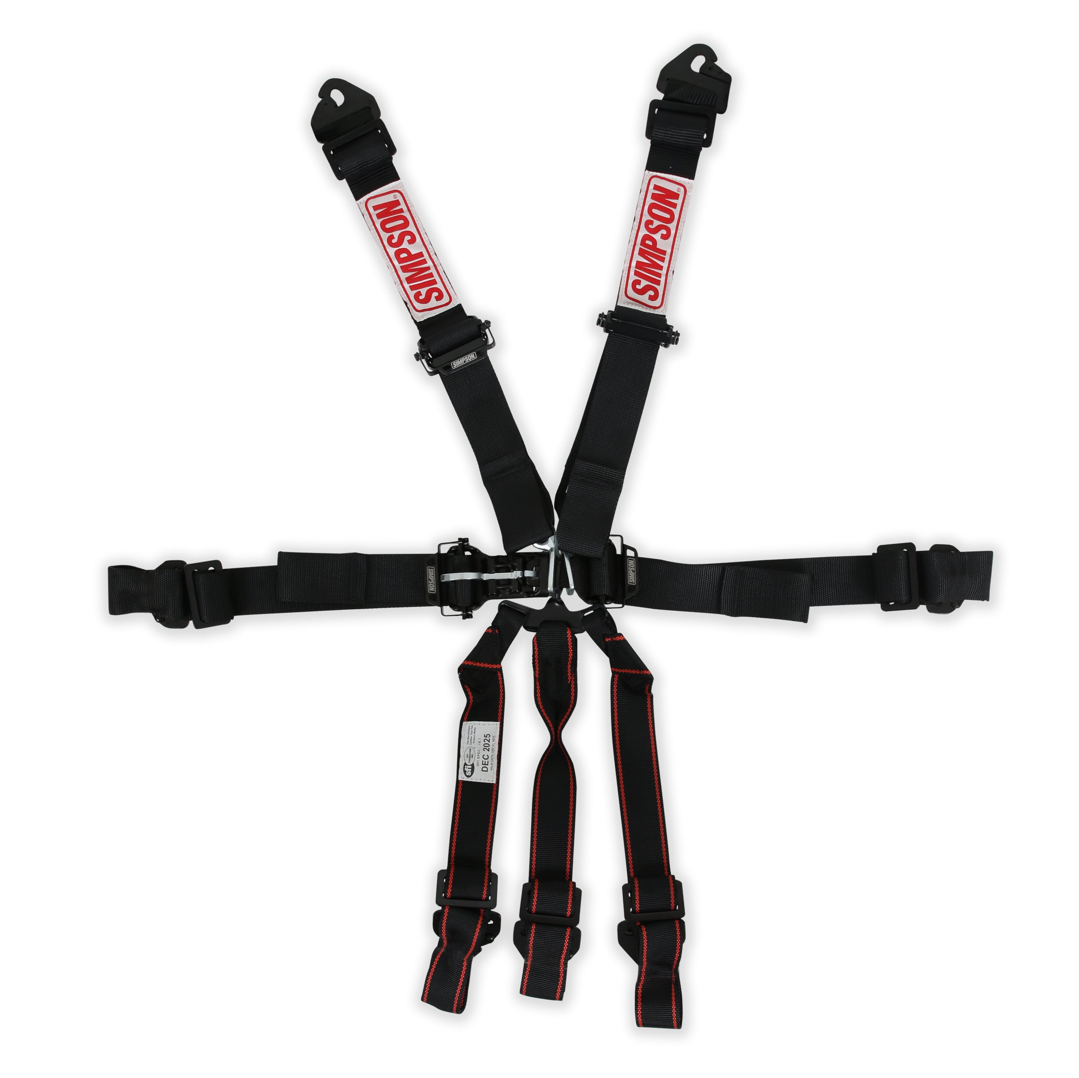 Simpson Racing 12LD7WC Latch & Link Harness 2" Double Pull down SFI 16. ...