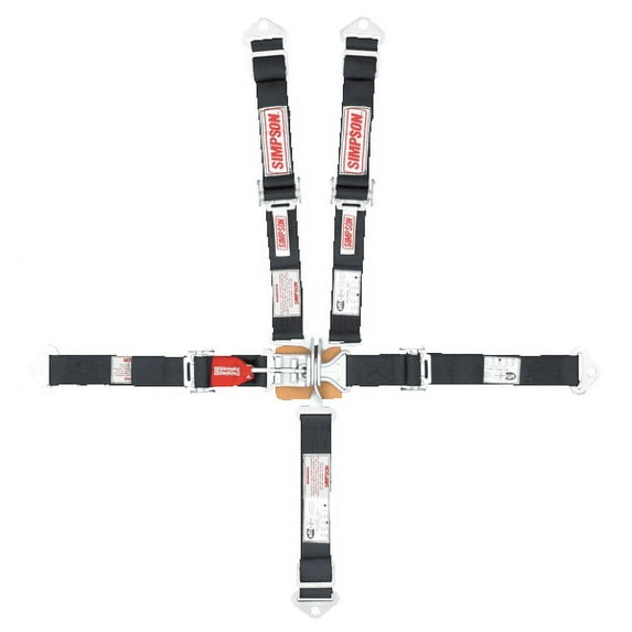 Simpson Racing 29025BK Quarter Midget 5-Point Harness Pull-Down Wrap ...
