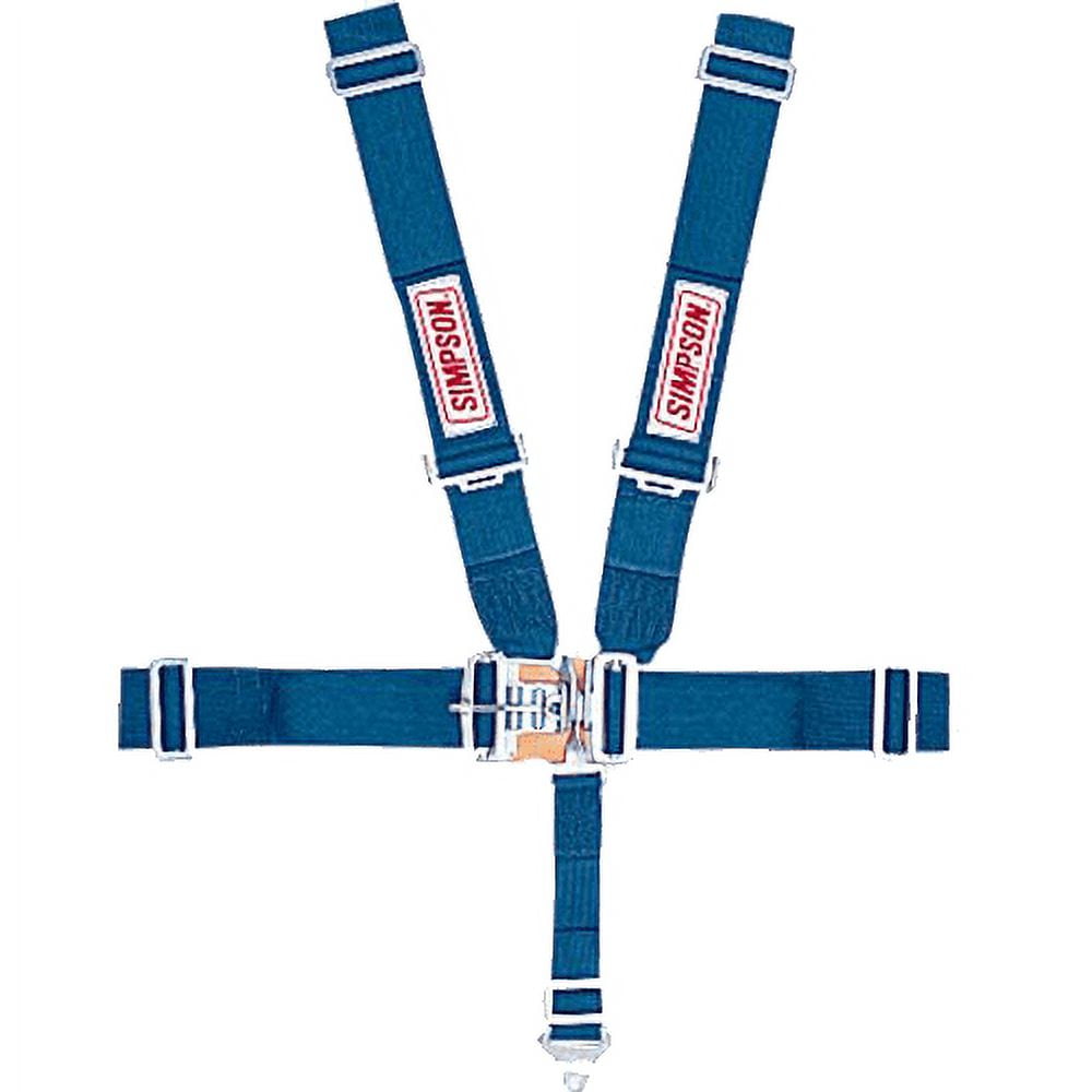 Simpson Racing 29072BK Harness - Latch F/X - 5 Point - SFI 16.1 - Pull ...