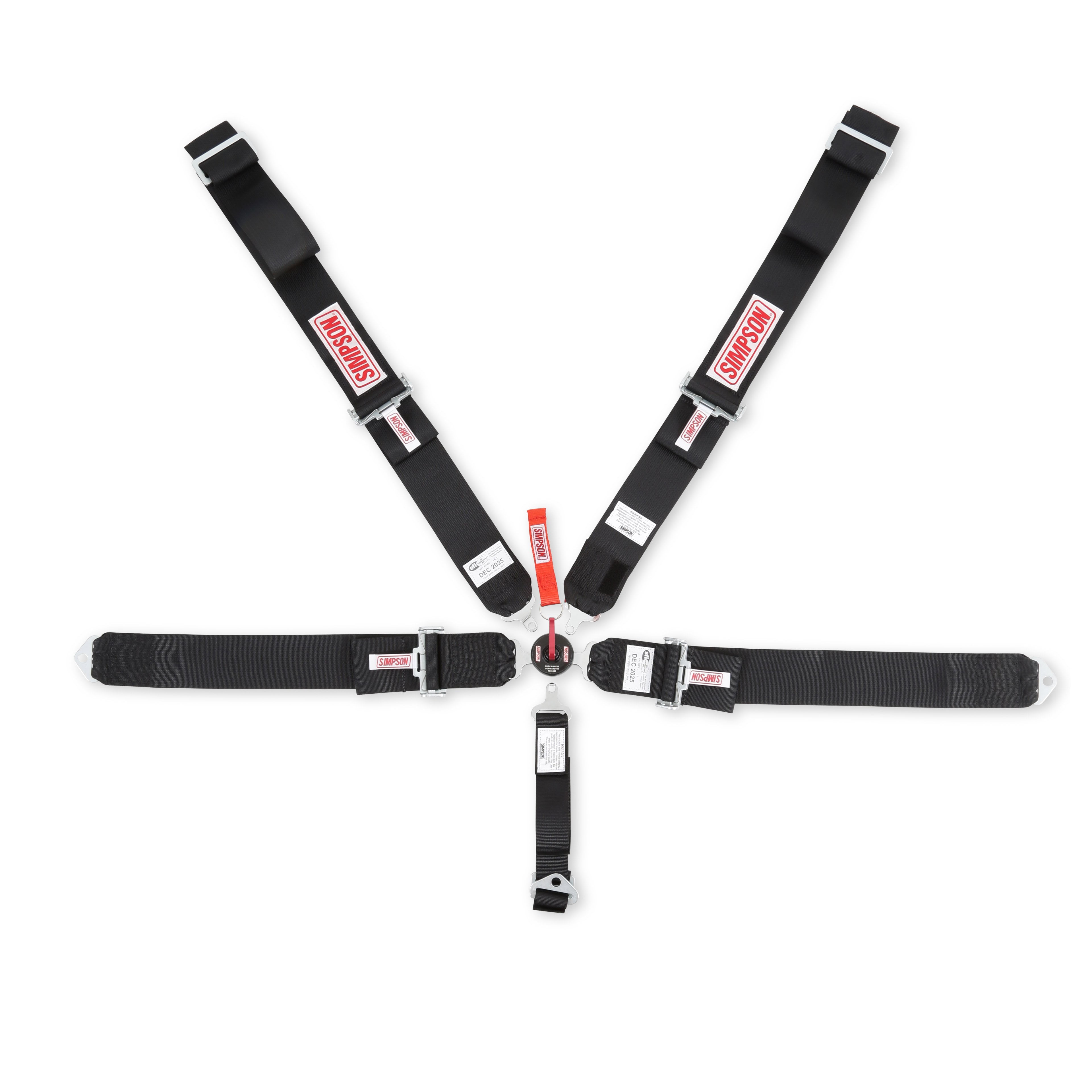 Simpson Racing 29110BK Harness - Camlock - 5 Point - SFI 16.1 - Pull ...